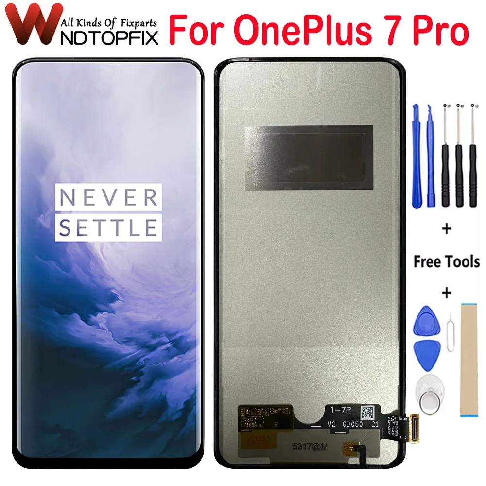 Протестированный TFT для OnePlus 7 Pro 1 + 7 Pro 1 + 7Pro GM1911 GM1913 ...