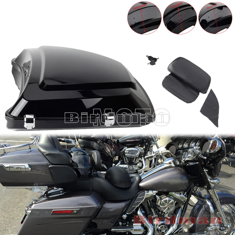 Motorcycle-Pack-Trunk-3-Type-Varisized-Trunks-W-Backrest-For-Harley ...