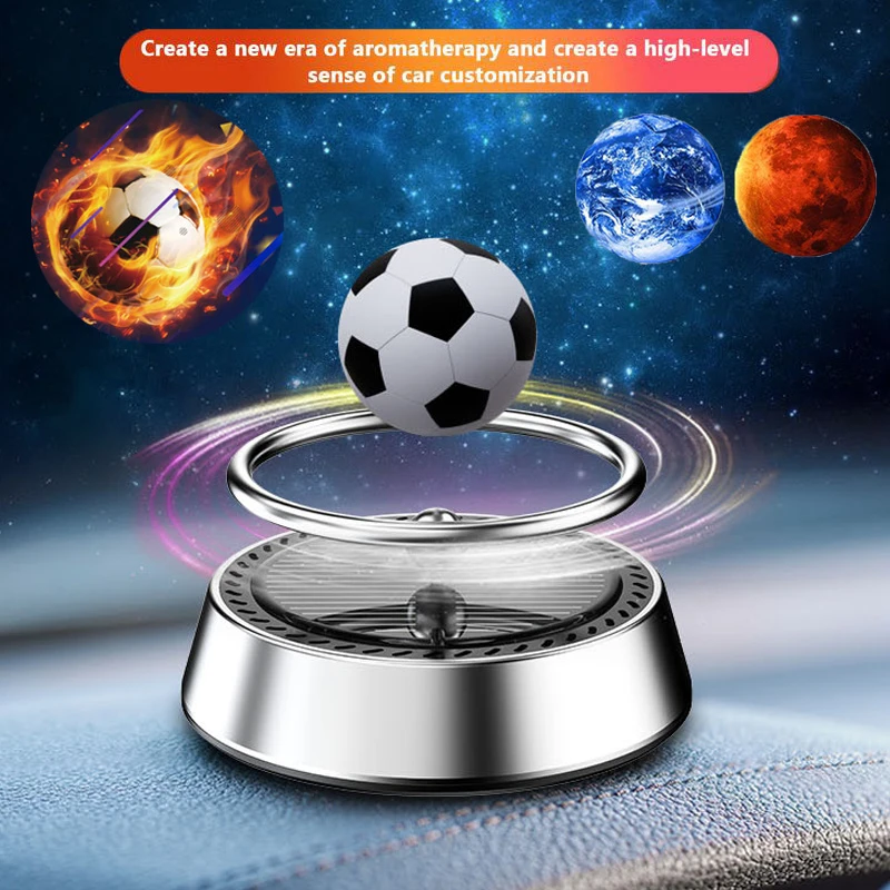 Solar Car Aromatherapy Vehicle Perfume Air Freshener Auto Essential Oil ...