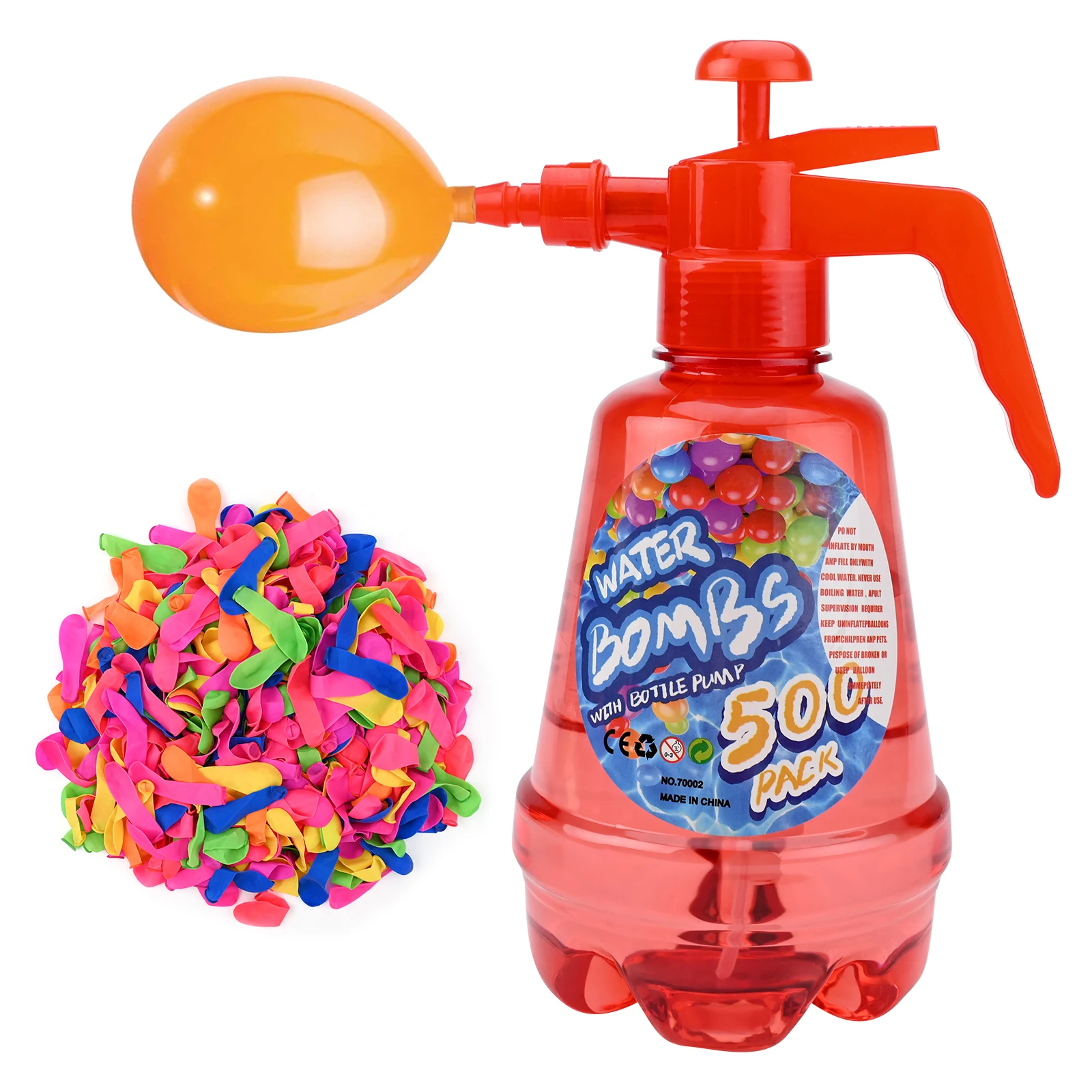 Water-Balloon-Pump-Set-1-5L-Air-Water-Bomb-Balloon-Pump-with-500-Water ...