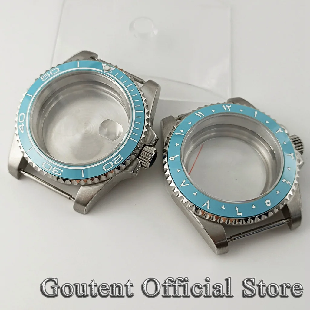 Goutent-40mm-Sapphire-Glass-Watch-Case-WithTiffany-Blue-Ceramic-Bezel ...