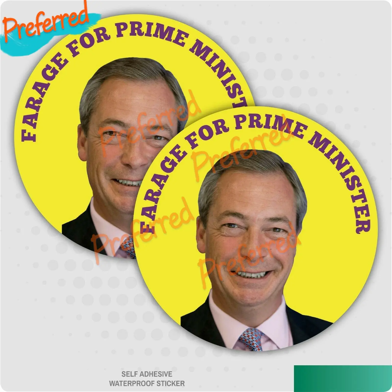 2-X-Nigel-Farage-for-Prime-Minister-CarVan-Sticker-Leave-European-Union ...