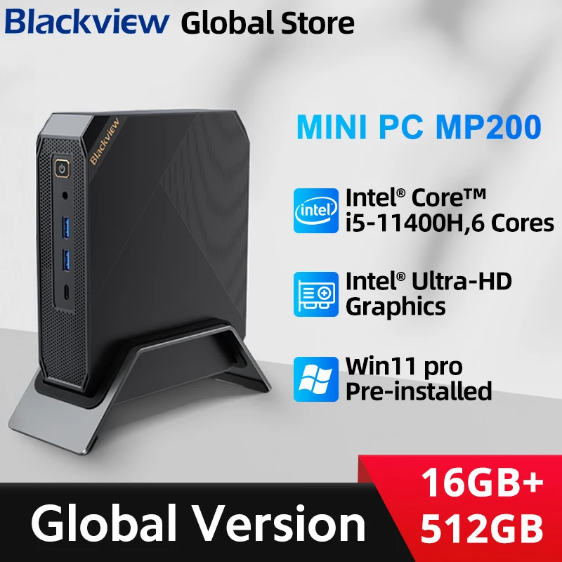 Blackview-Mini-PC-MP200-Intel-11th-Gen-I5-11400H-Desktop-Computer-Up-To ...