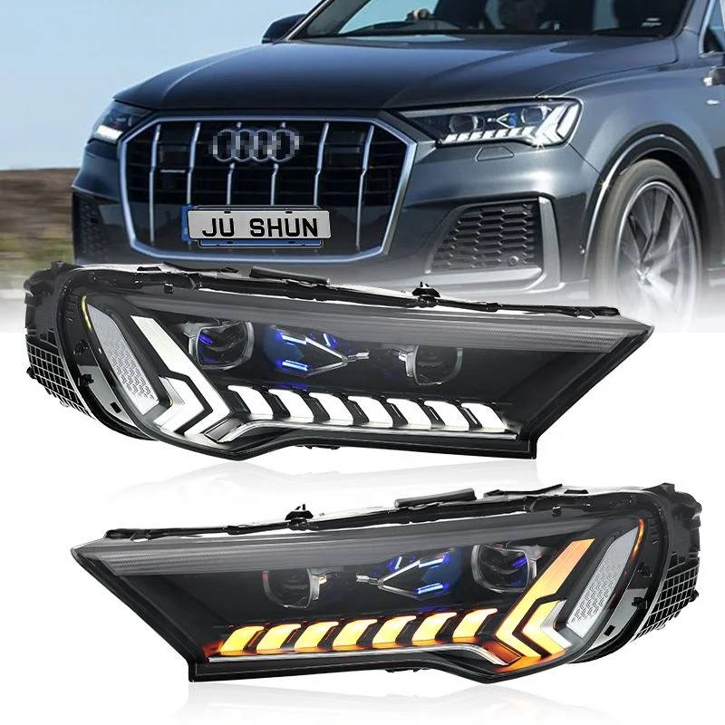 Hot Sale For Audi Q7 Original Using HD Matrix Laser Headlights ...