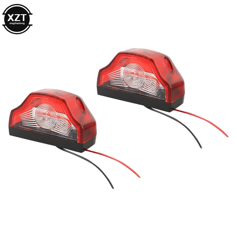 3-LED-Number-Lamps-E9-Waterproof-for-Lorry-Truck-Trailer-White-Light ...