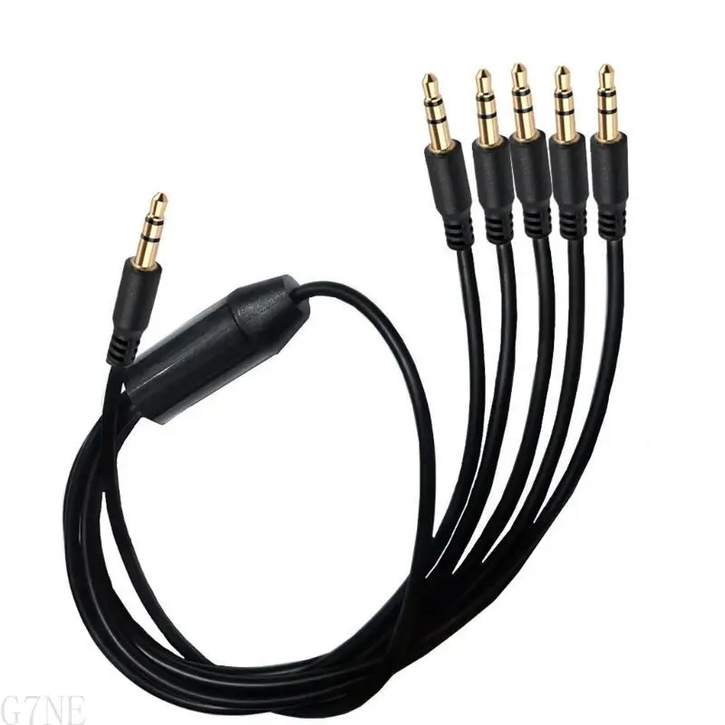G7NE 3.5mm Cable Male to Male Splitter for Electric Guitar Mixing ...