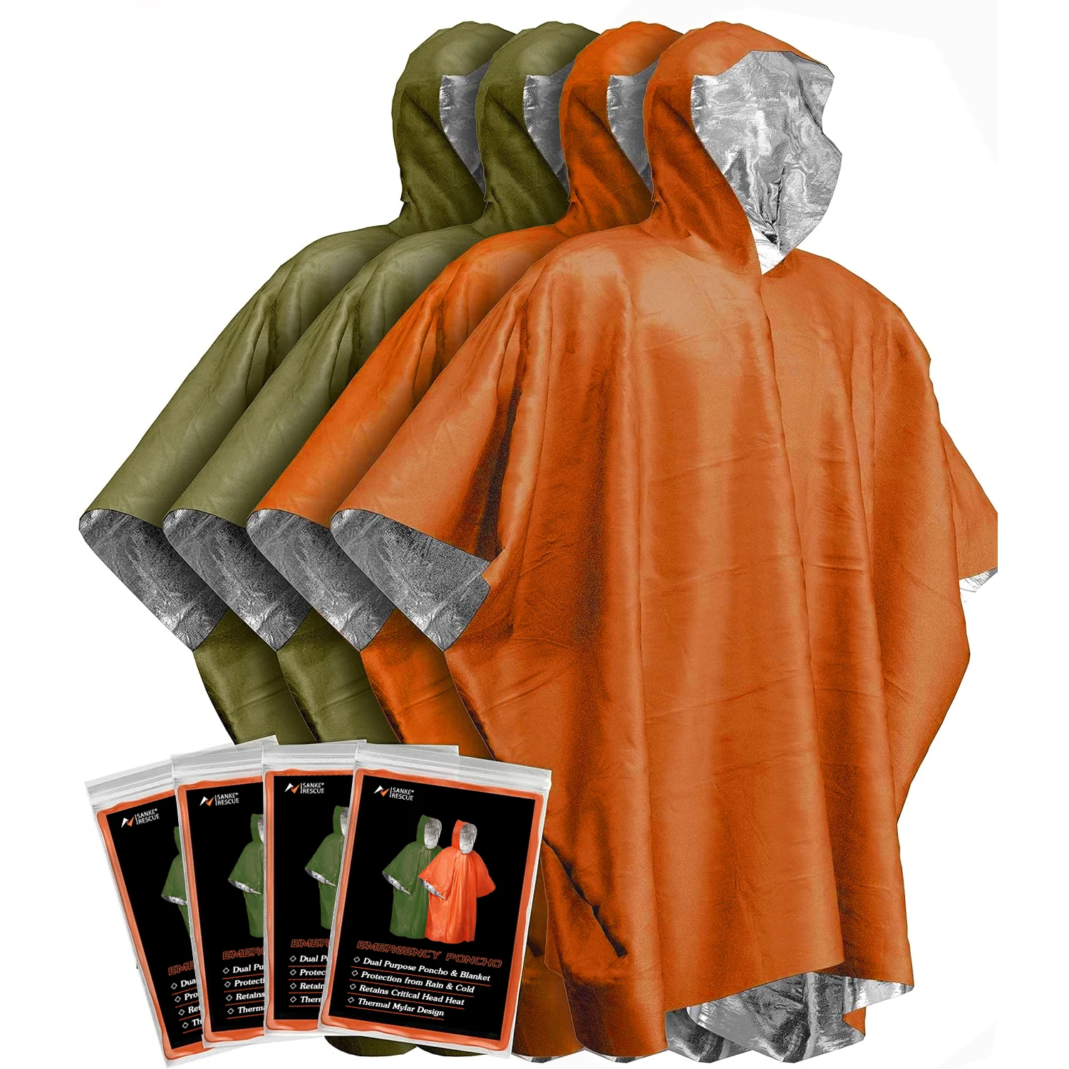 Outdoor-Camping-Emergency-Raincoat-Reflective-First-Aid-Poncho-Riding ...