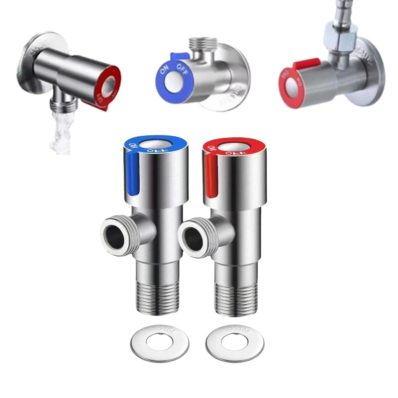 Triangle-valve-stainless-steel-hot-cold-inlet-valve-bathroom-water-stop ...