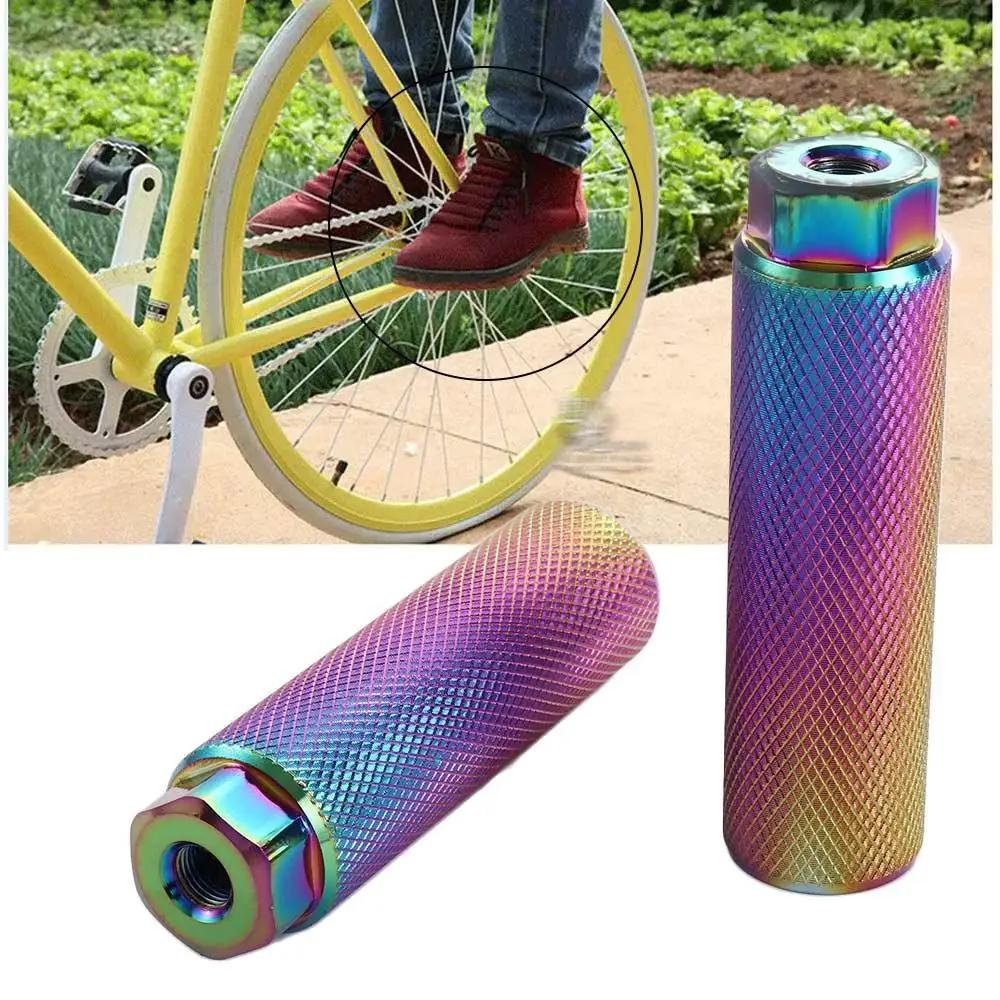 Accessories Mountain Bike 3/8'' Axle BMX Pegs Aluminum Alloy Bike Pegs ...