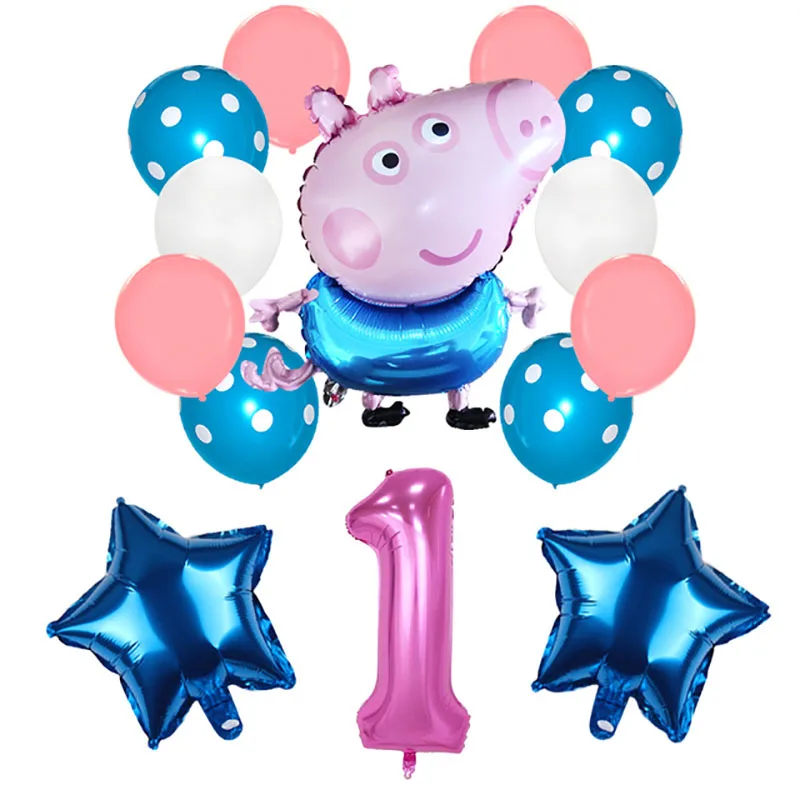 Globos-de-cumplea-os-de-Peppa-Pig-pel-cula-de-aluminio-de-dibujos ...