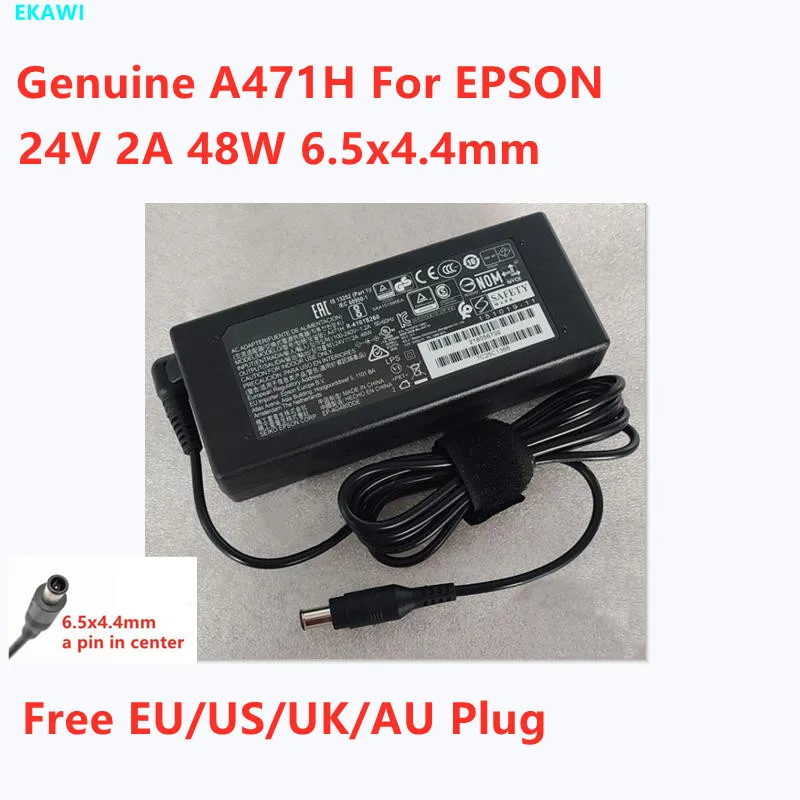 Genuine-A471H-24V-2A-48W-A421H-AC-Adapter-For-EPSON-SCANNER-Printer ...