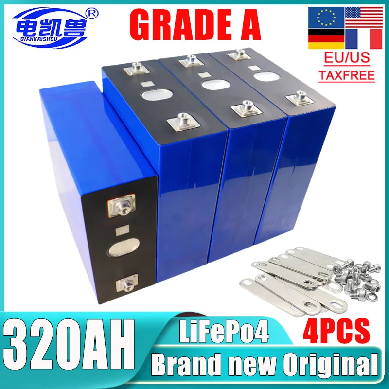 4pcs-new-A-grade-3-2V-LiFePo4-Battery-320Ah-280Ah-250Ah-DIY-12V-RV ...