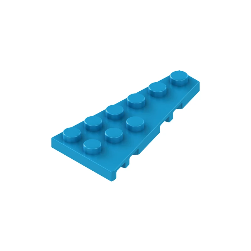 A50-3x6-Dots-Wedge-Plate-100g-MOC-Parts-Mini-Building-Blocks-Bricks ...