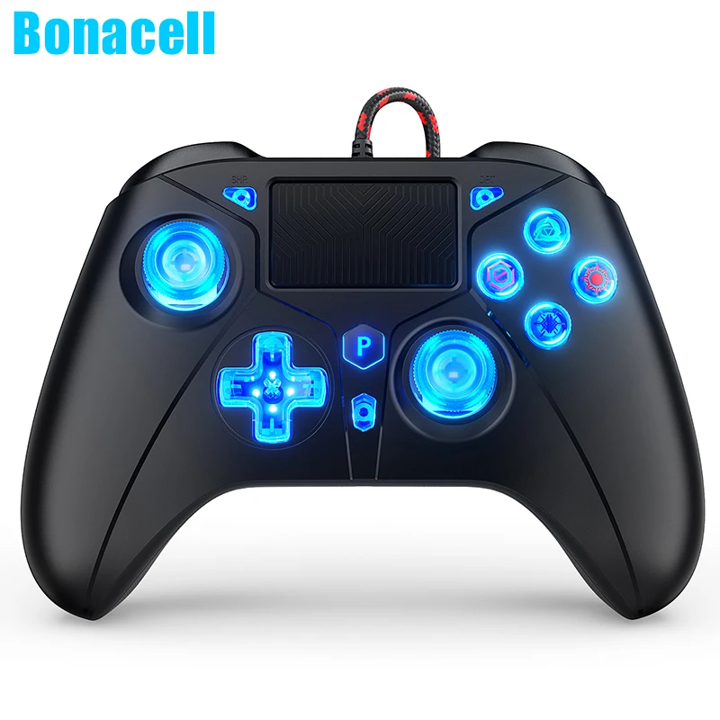 Controlador-p5-rgb-para-ps5-4-pc-console-2m-extra-longo-com-fio-gamepad ...