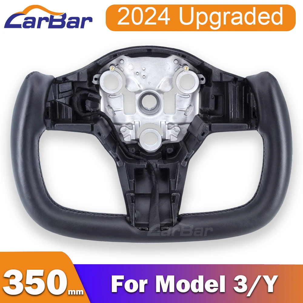 Volante-Carbar-para-Tesla-350mm-Yoke-Model-3-Model-Y-RWD-2018-2019-2020 ...