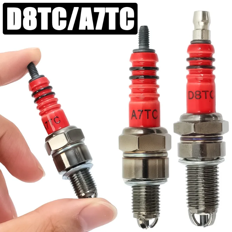 Three-sided-Pole-Spark-Plug-High-Performance-Motorcycle-A7TC-D8TC-Spark ...