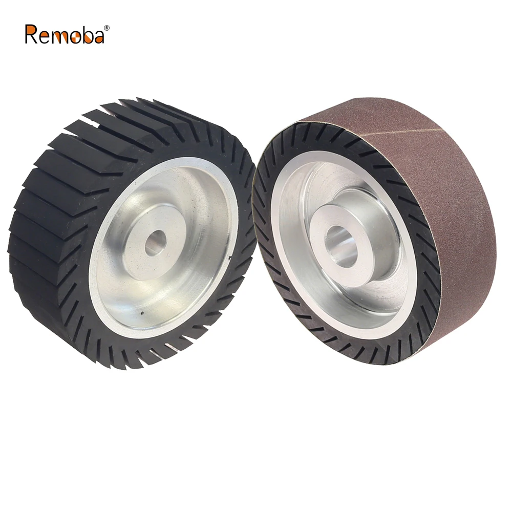 6“ 150x50mm/25mm Expander Wheel Rubber Polishing Wheel with 473x50mm ...
