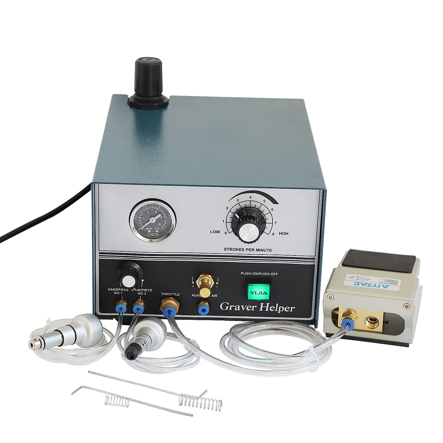 Pneumatic Engraving Machine Graver Mate Jewelry Engraver Single working ...