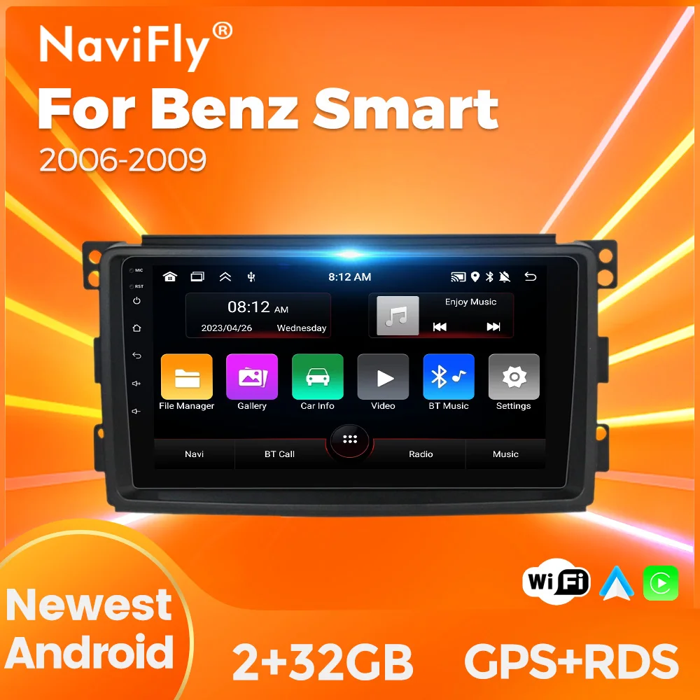 New-Android-Car-Radio-Multimedia-Video-Player-GPS-For-Mercedes-Benz ...