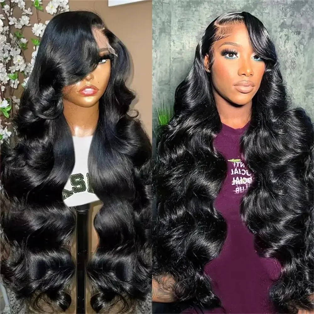 30-Inch-Body-Wave-Lace-Front-Wig-Human-Hair-Pre-Plucked-Brazilian-13X6 ...