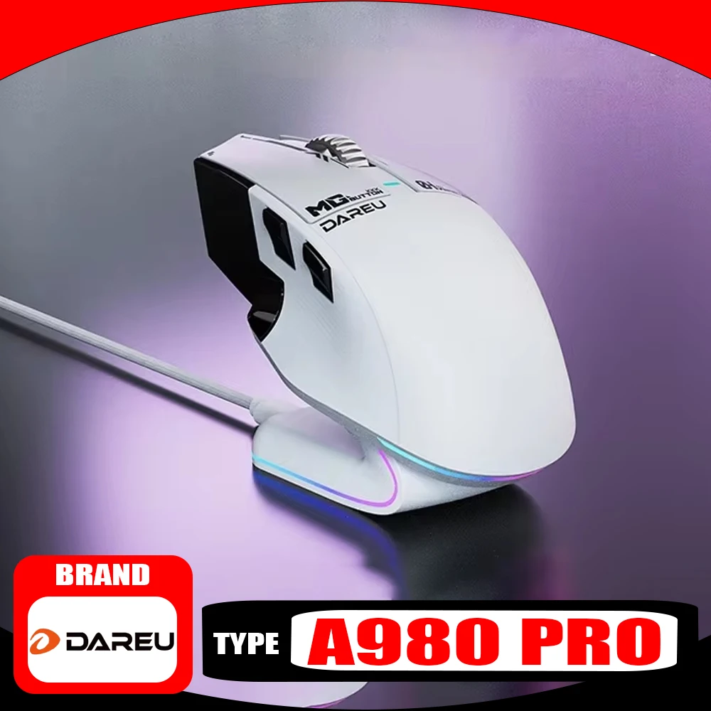 New-Dareu-A980pro-Electric-Engine-Edition-Mouse-8k-Nearlink-Customized-P3950-Sensor-Wireless ...