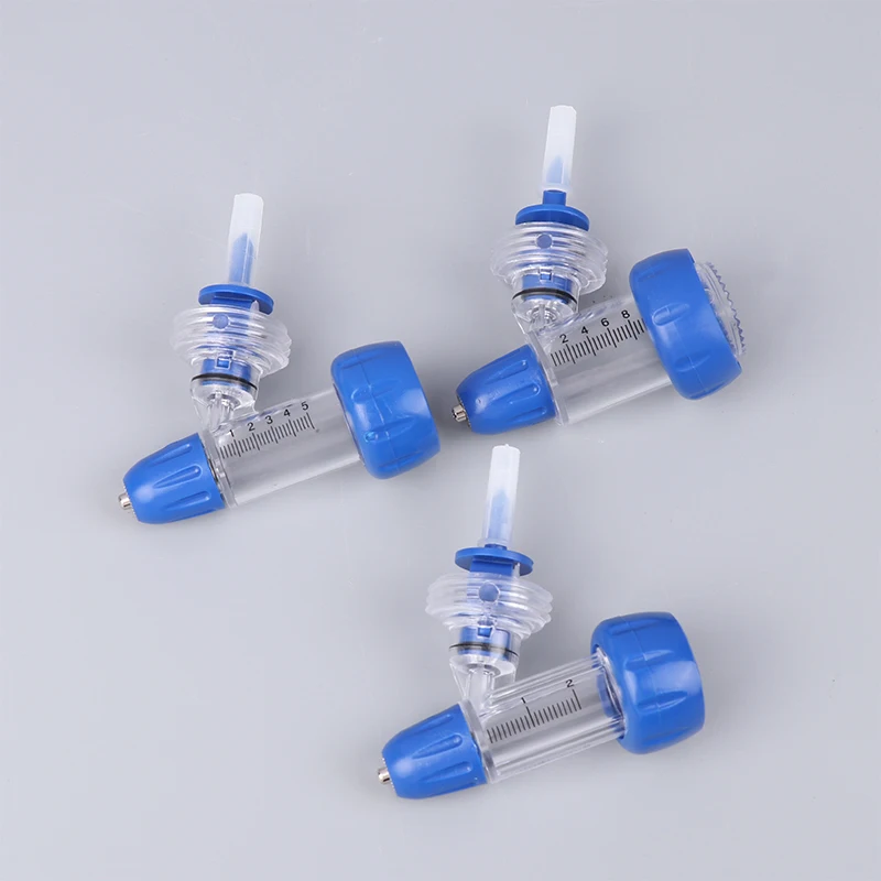 1PC 2/5/10ml Automatic Veterinary Continuous Syringe Animal Adjustable ...
