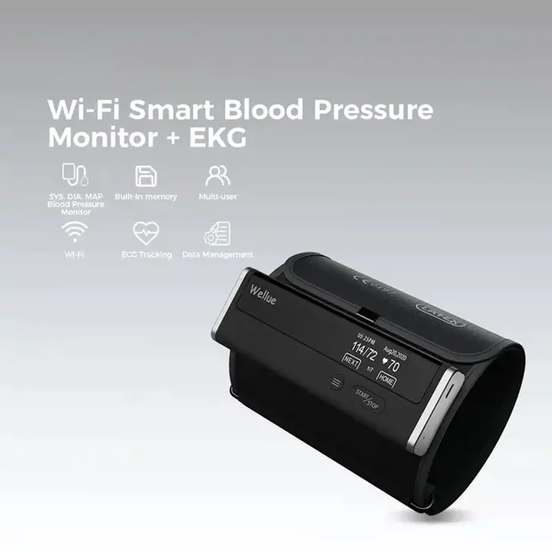 Wellue Blood Pressure Monitors With AI EKG Analysis,2 In