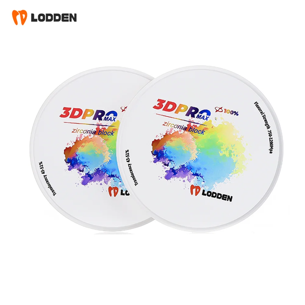 LODDEN-Dental-Lab-3D-Pro-Max-Zirconia-98-16mm-5-Layers-Multilayer ...