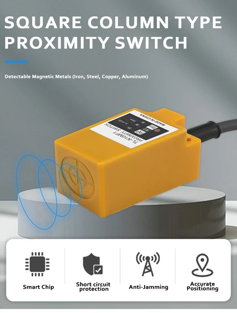 Square 1805 Proximity Switch Sensor - 5mm Square Metal Detector With ...