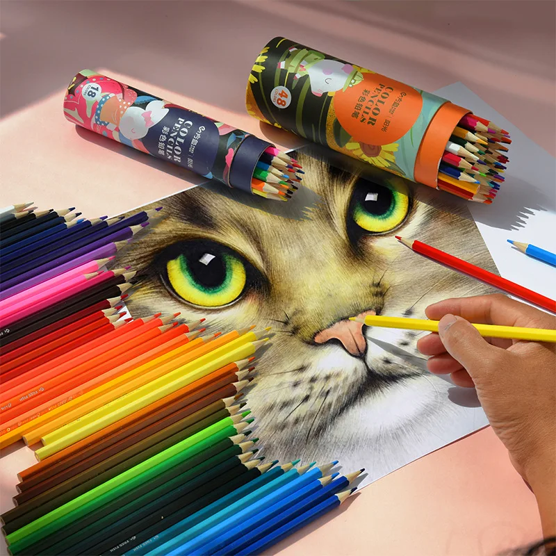 Colored Pencil Animal Drawings