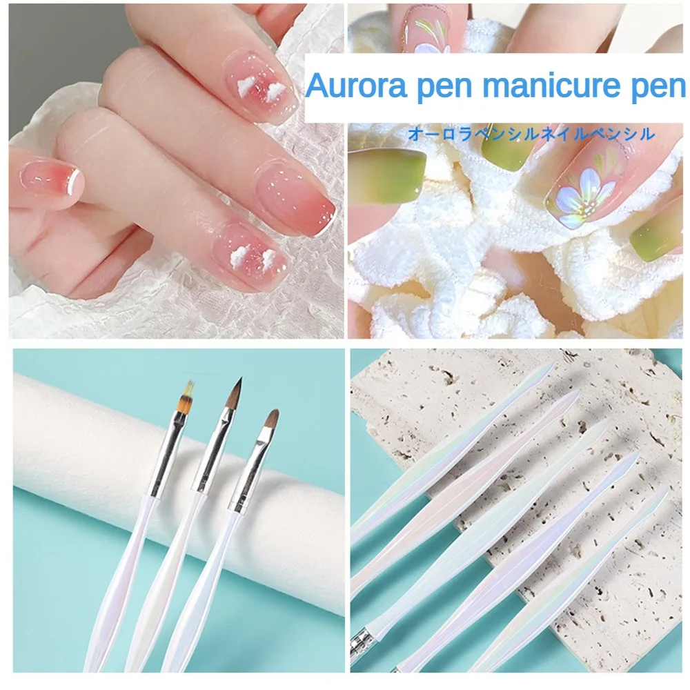 8 Sticks Paint Pen Draw Flowers Nail Art Pen Phototherapy Painted ...