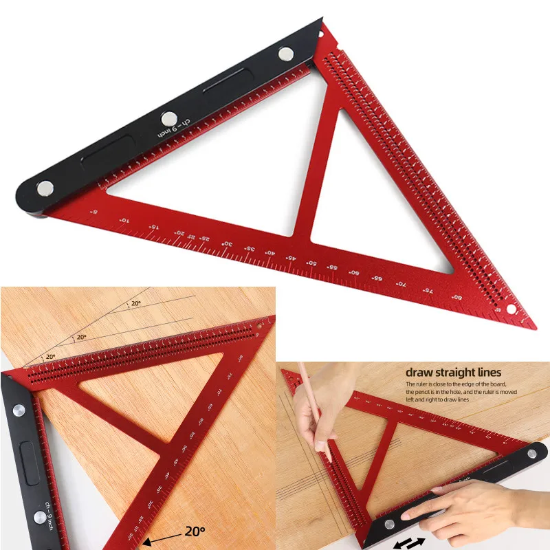 High-precision-9-Inch-Aluminum-Alloy-Woodworking-Line-Drawing-Gauge ...