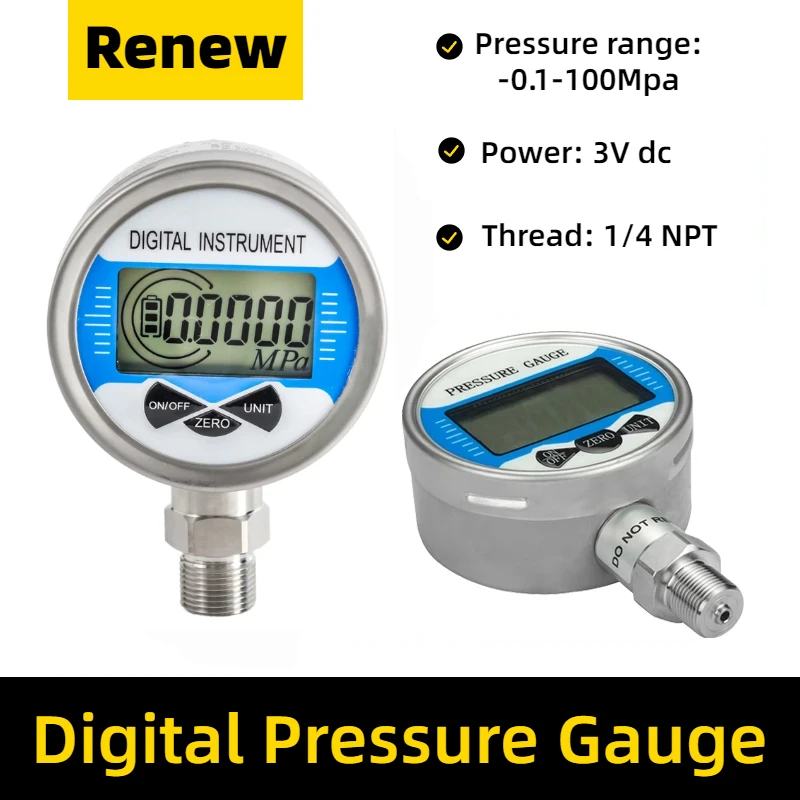 Stainless-Steel-Gas-Water-Fuel-Digital-Manometer-60Mpa-NPT1-4-NPT1-2 ...