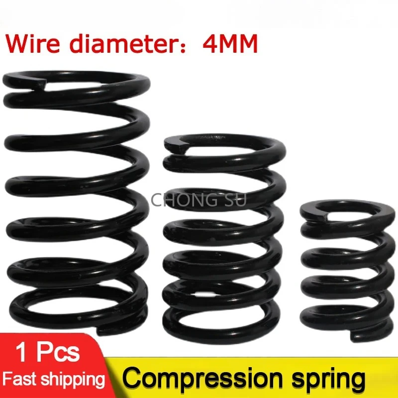 65MN Strong Spring Steel Pressure Compression Spring Shock Absorption ...