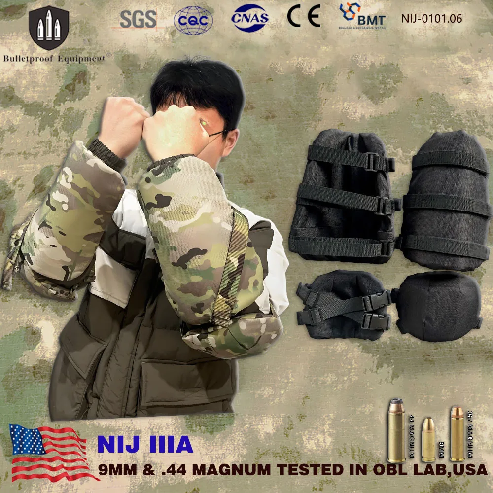 Real 1 Pair 1000D Level IIIA.44mag Ballistic Tactical Military Forearm ...