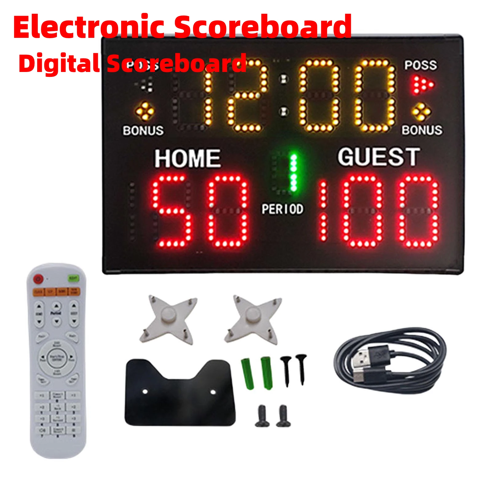 Multifunctional-Electronic-Tabletop-Digital-Scoreboard-Remote-Control ...