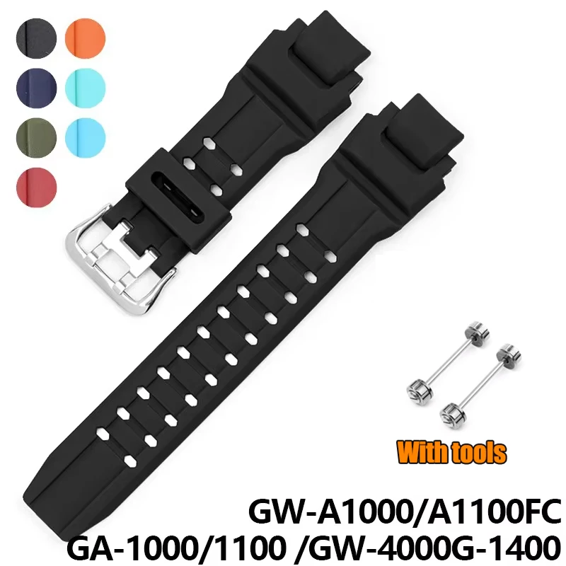 Strap for Casio G-SHOCK GA-1000/1100 GW-A1000/A1100/4000 G-1400 Men ...