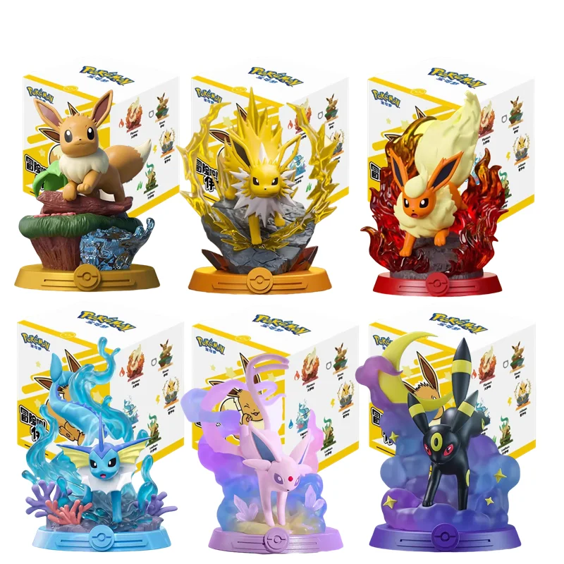 POKEMON-Funism-Original-Eevee-Set-Second-Generation-Adventure-Family ...