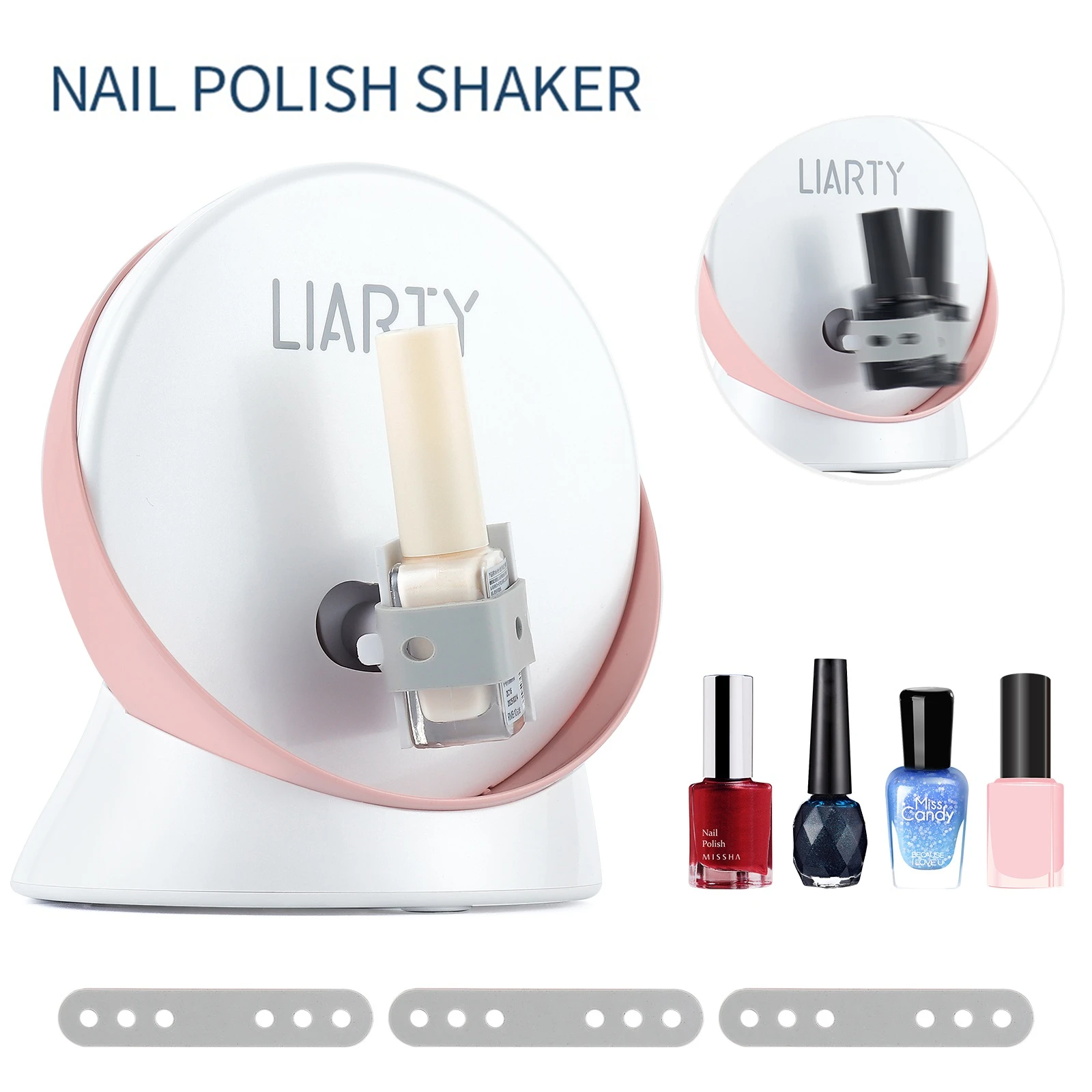 2000rpm Electric Adjustable Nail Polish Shaker Polish Gel Ink Paint ...