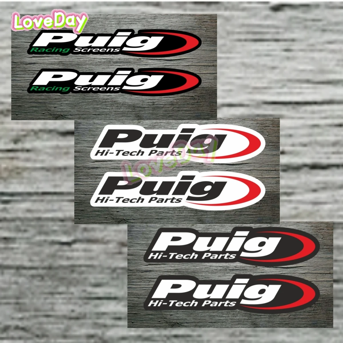 Puig-Racing-Hi-Tech-Sticker-NG-BL-Vinilo-Decal-Aufkleber-Autocollant ...