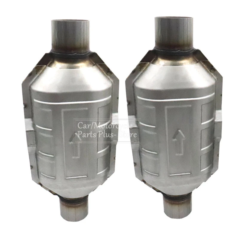 2Pcs For Chevy Silverado 1500 GMC Ford 2.5inch Universal Catalytic ...