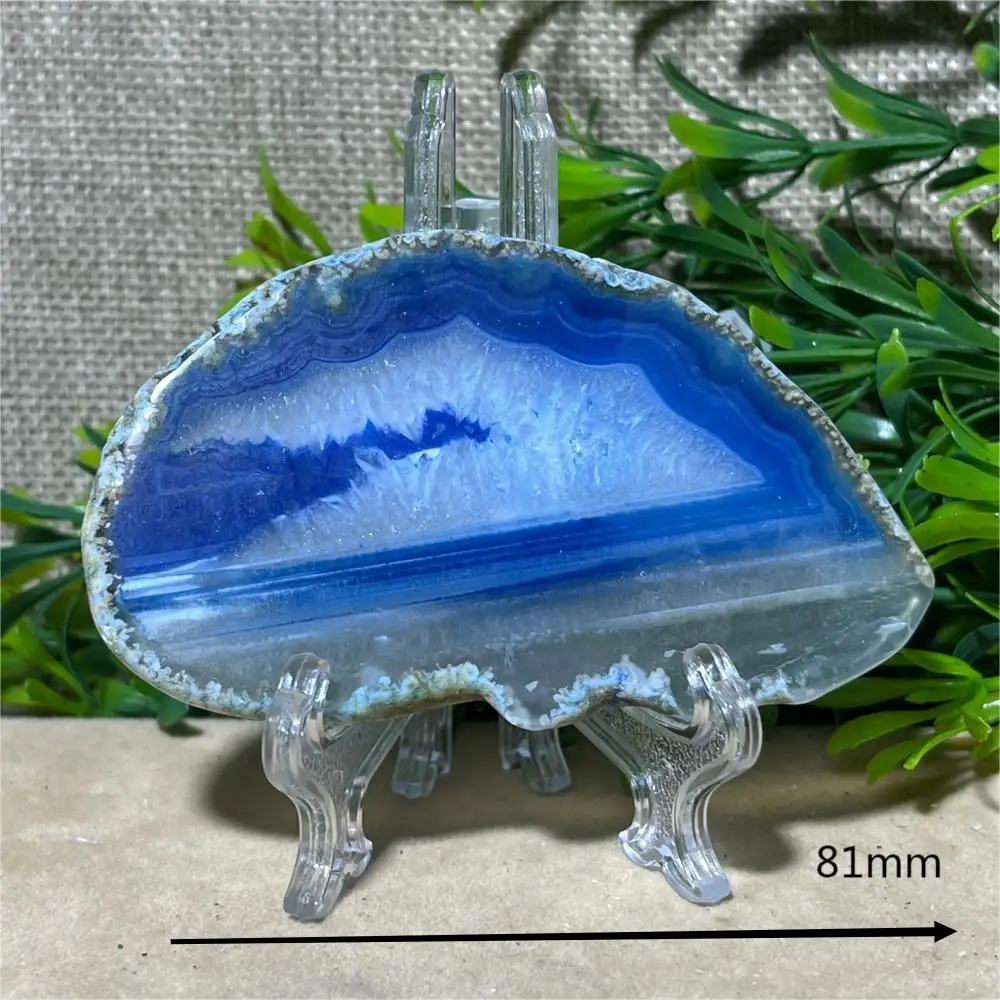 Natural-Crystal-Blue-Agate-Geode-Stone-Beauty-Spiritual-Reiki-Minerals ...