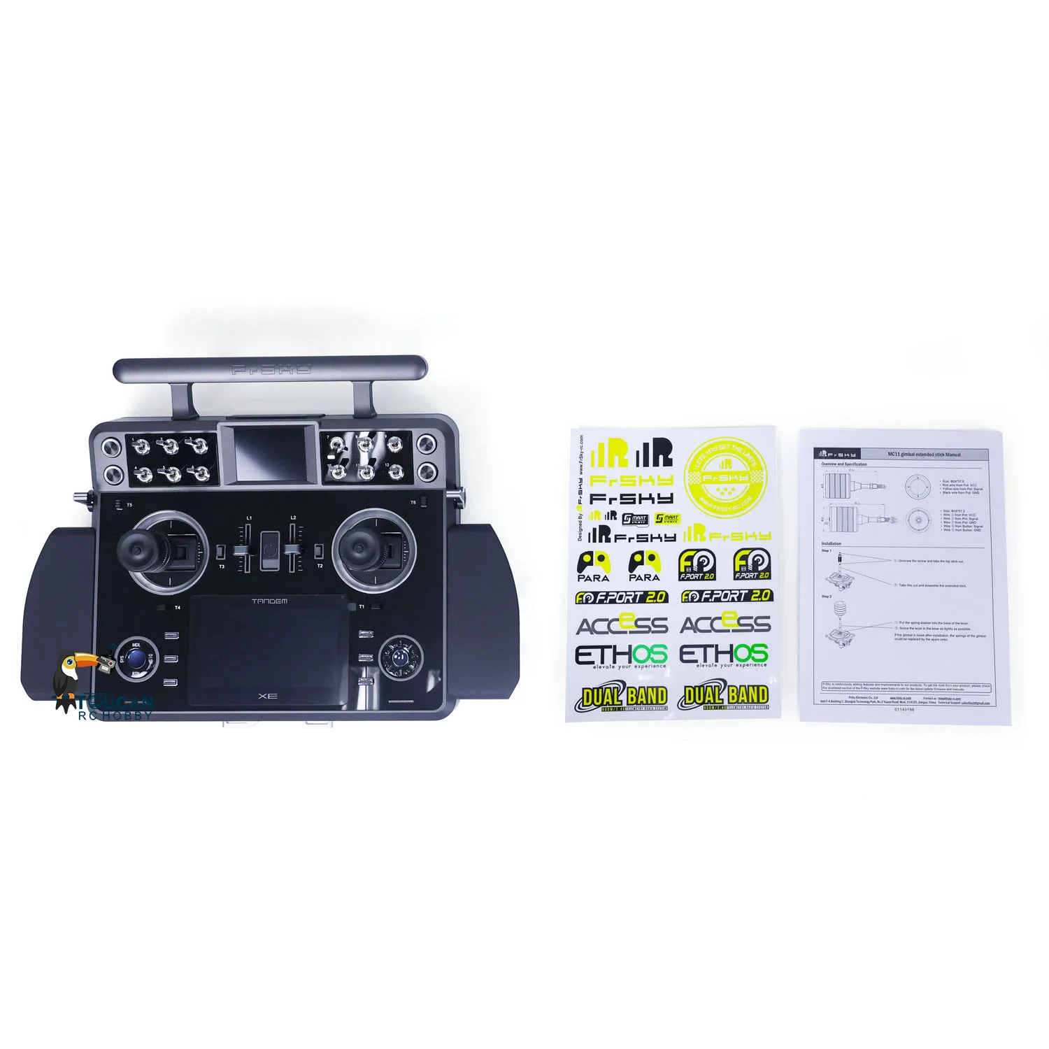 Frsky-tandem-xe-24-kan-le-sender-3d-gimbal-f-r-technische-modell-bagger ...