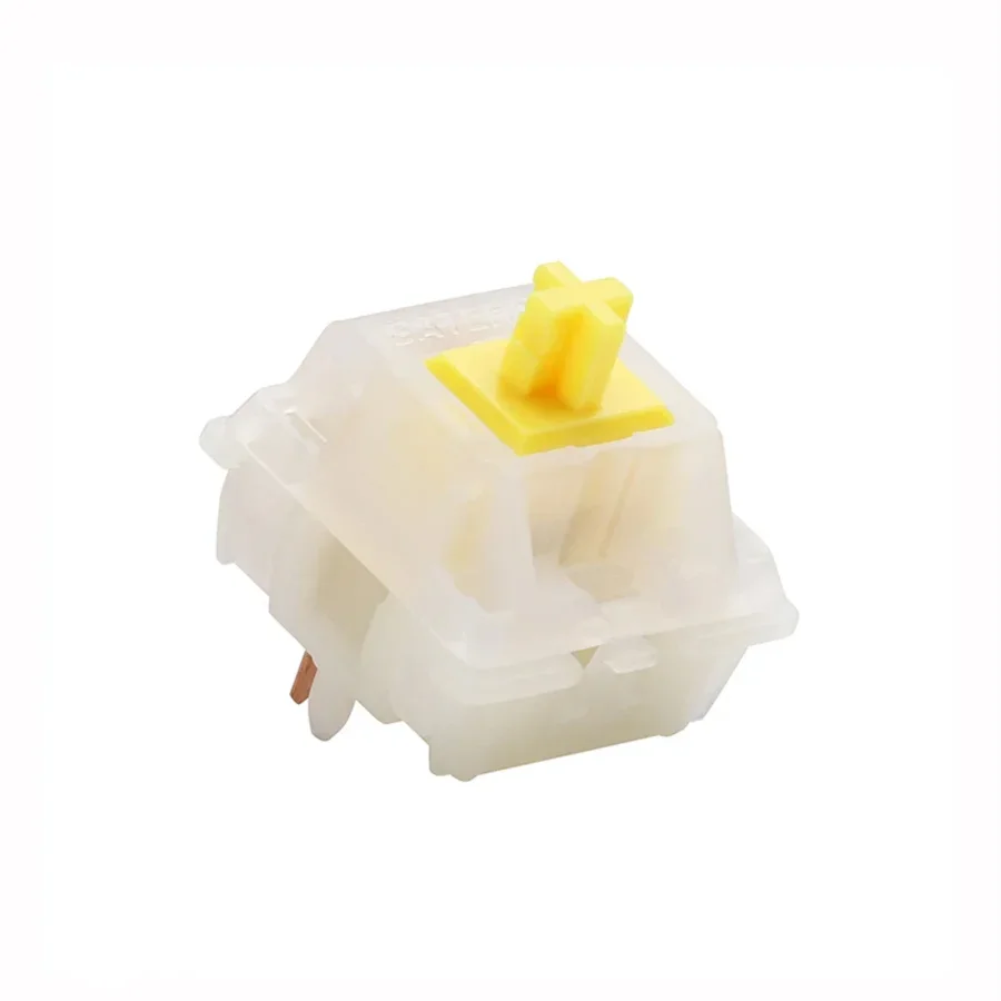 Gateron-Cap-Yellow-Switch-Milky-Yellow-Factory-Lubed-Switches-for ...