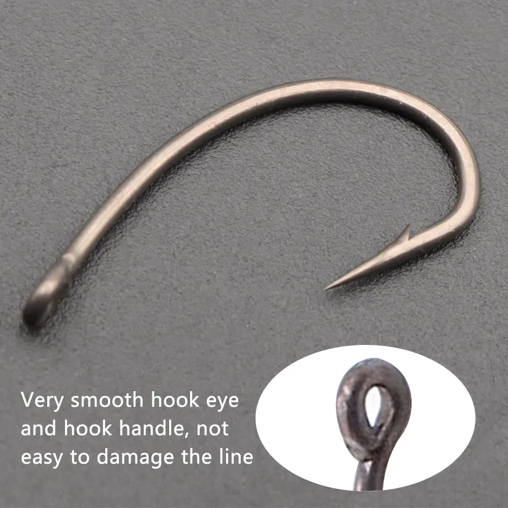 50pcs-Carp-Fishing-Hooks-Curve-Shank-Barbed-Hook-High-Carbon-Steel ...