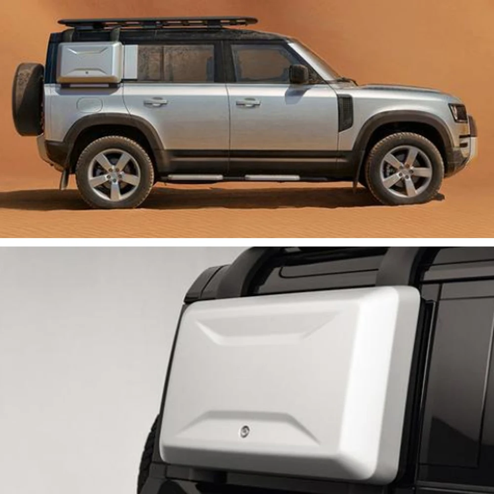 Silver-SideToolbox-StorageBox-fits-for-LandRover-Defender110-90-130 ...