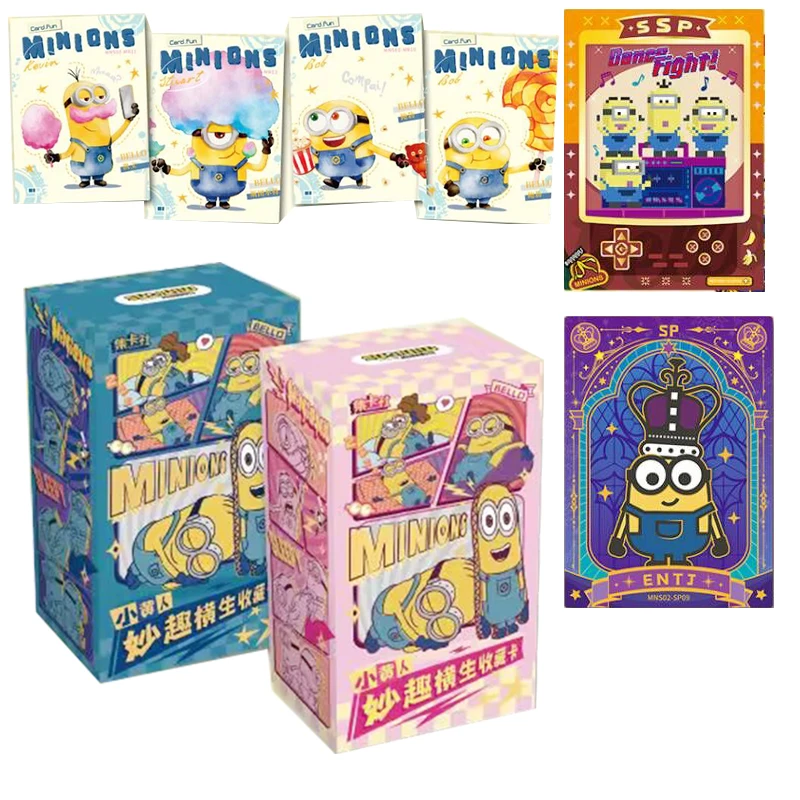 New-Minions-Card-Genuine-Authorized-Minions-Big-Eyes-Movie-Flim ...