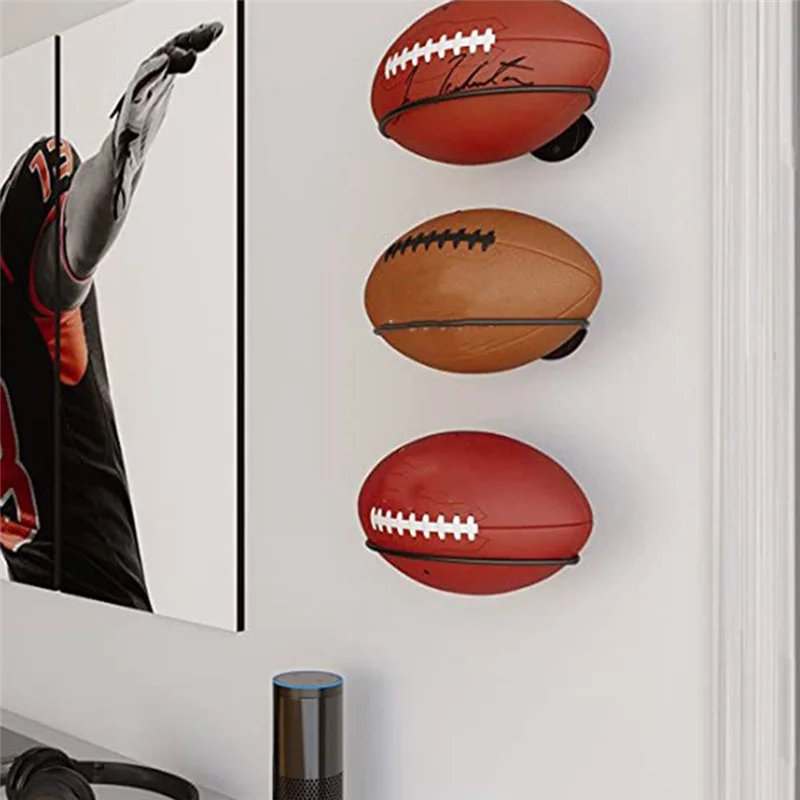 Y49A-2 Packs Football Holders , Wall Mount Football Holder Football ...