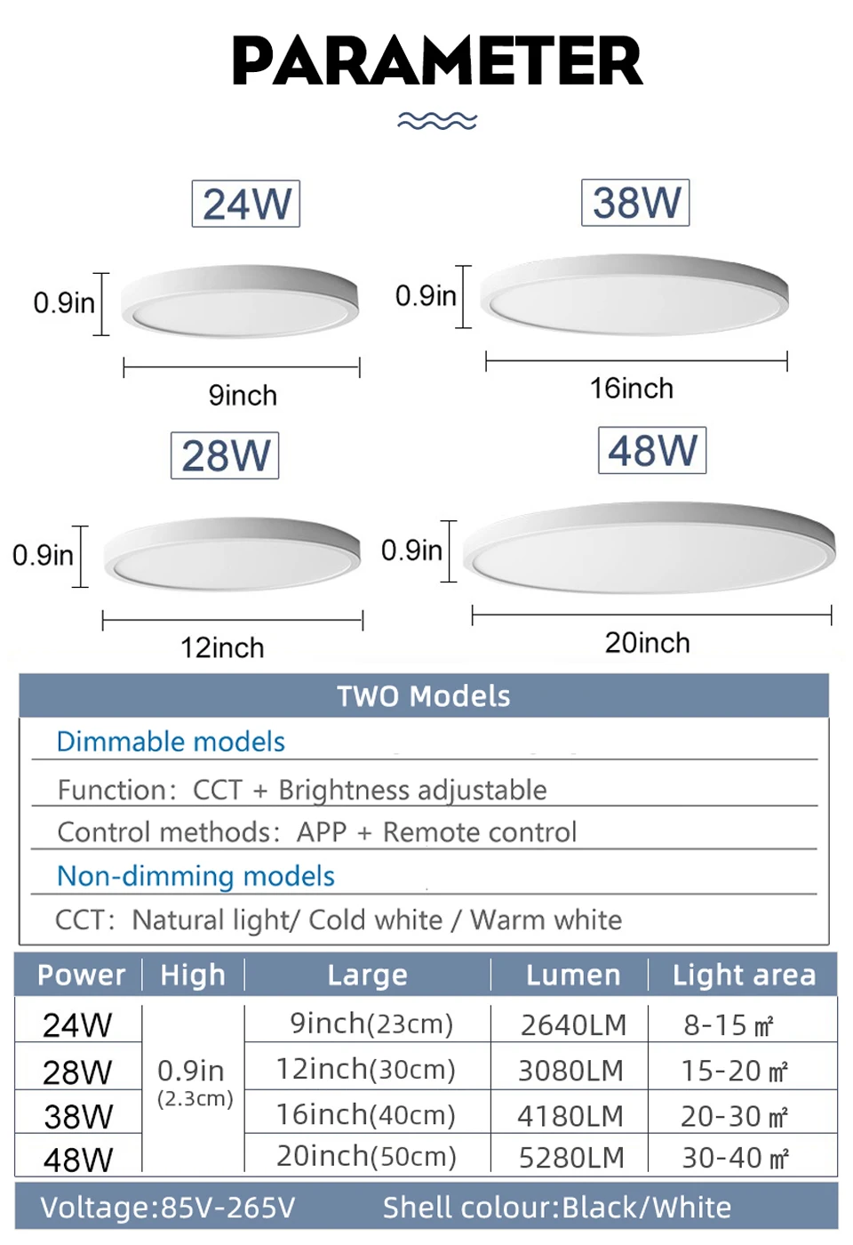 Светодиодный потолочный светильник | AliExpress