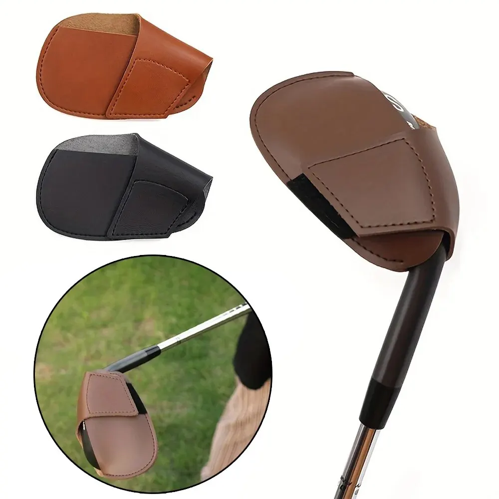 Golf-Head-Cover-Portable-PU-Golf-Club-Iron-Head-Sleeve-Golf-Putter ...